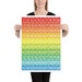 Rainbow Number Chart Ombre Number Chart Classroom Chart - Etsy