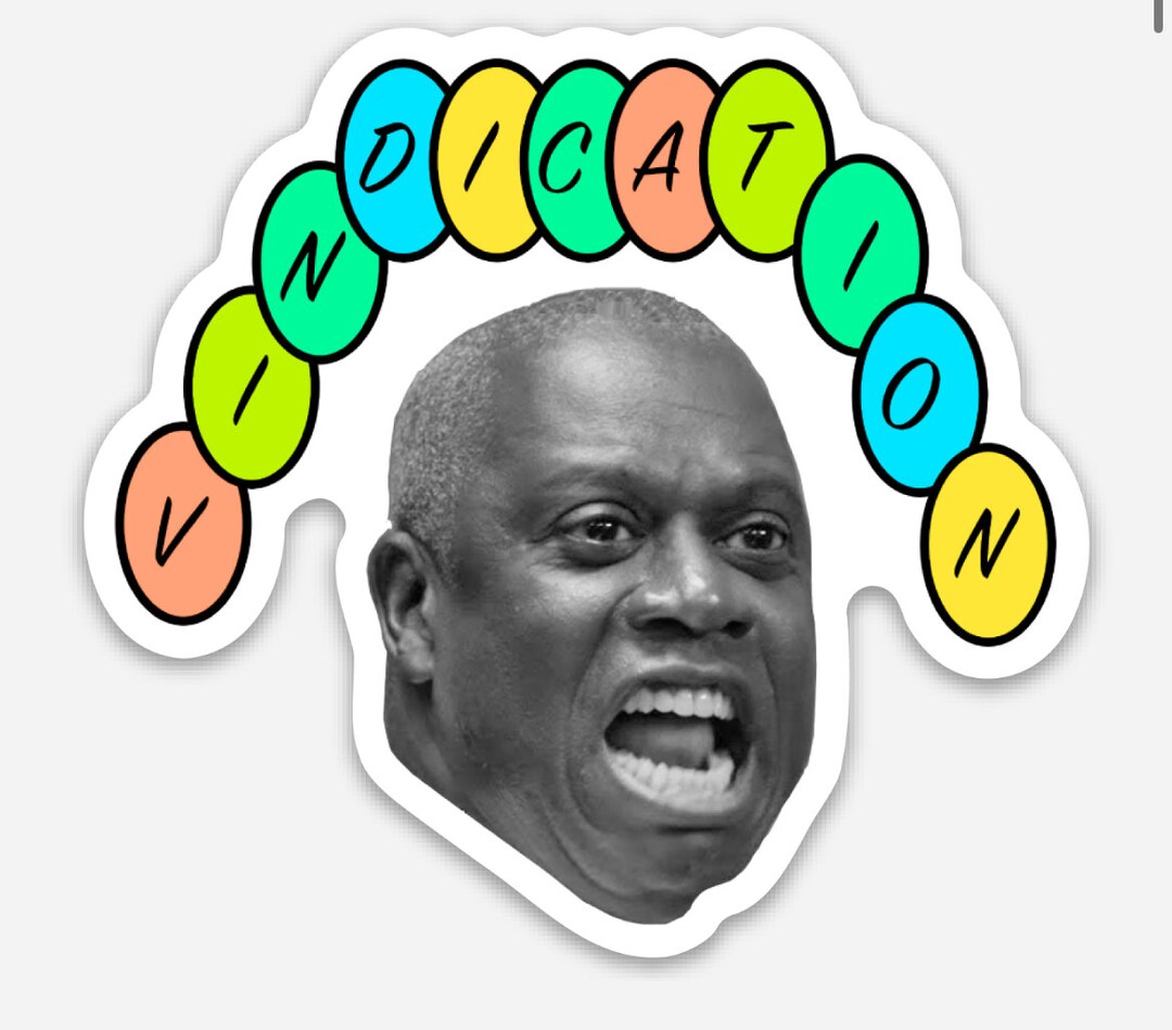 Captain Holt Vindication Sticker - Etsy