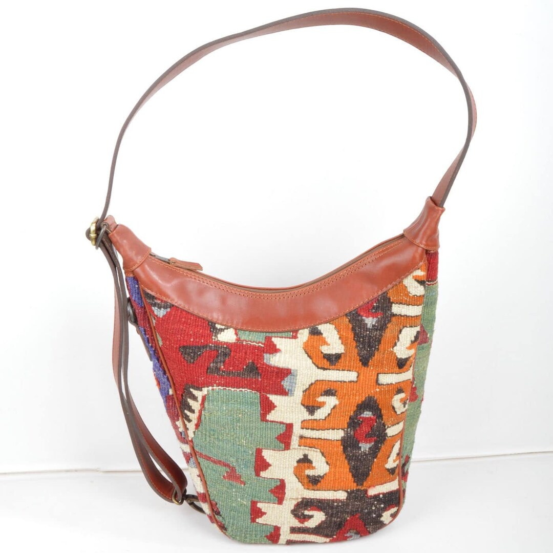 Kilim Boho Sling Bag, Kilim Handbags, Crossbody Bag, Kilim Bag, Kilim ...