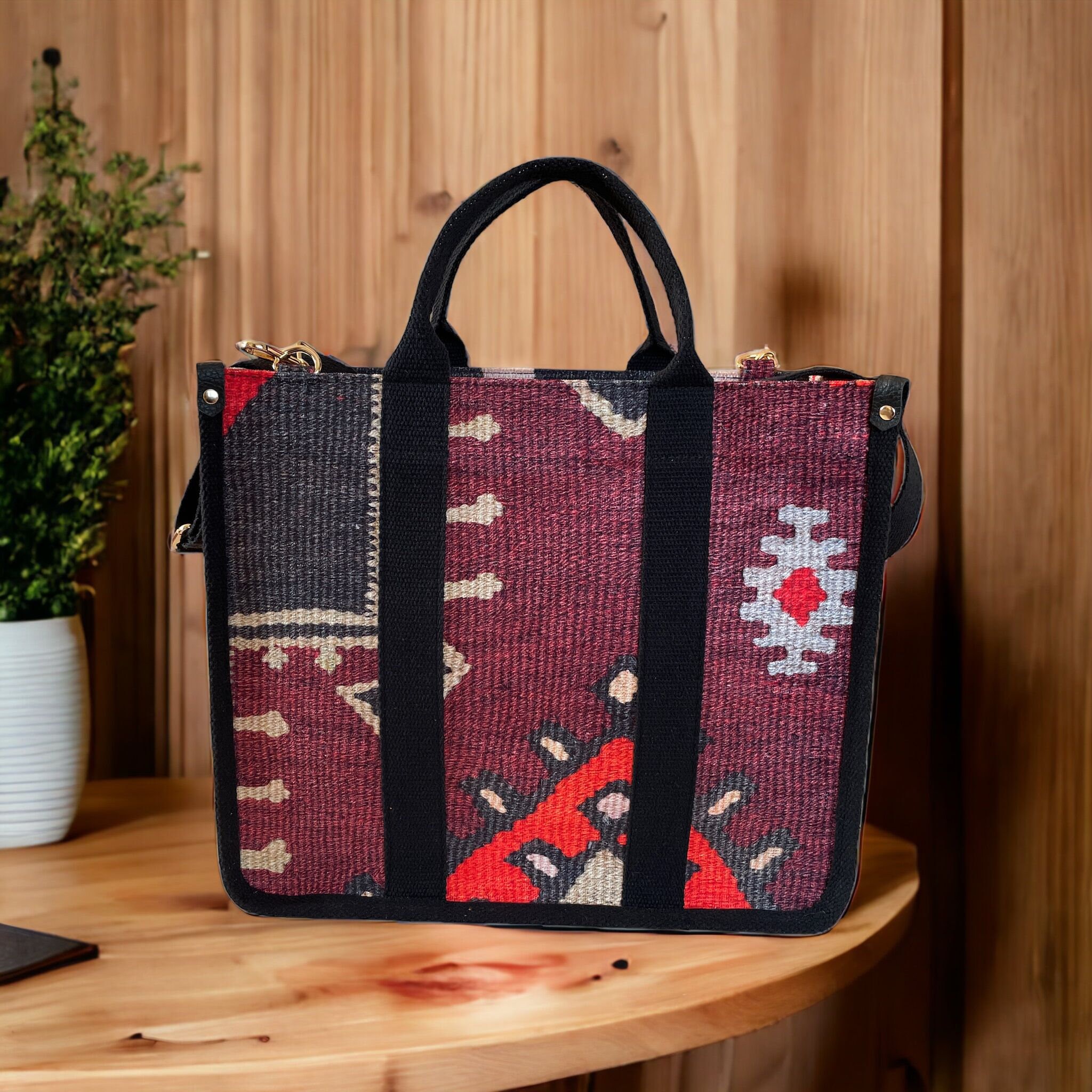 Kilim Tote Bag, Kilim Shopper Bag, Kilim Bag, Shopper, Tote Bag, Kelim ...