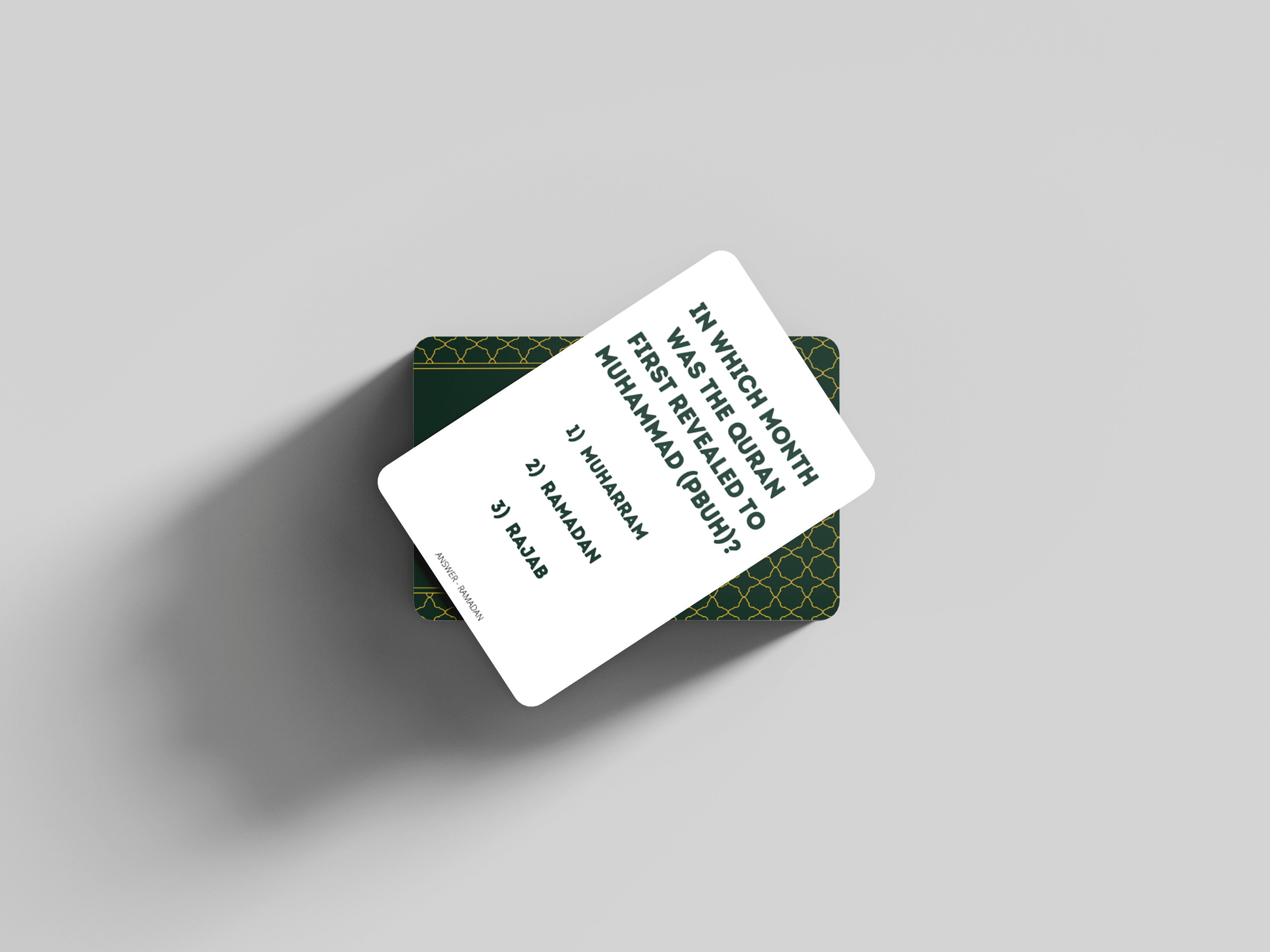 ISLAMIC TRIVIA Card Game - Etsy UK