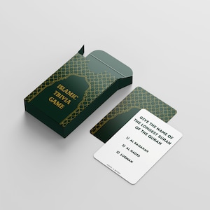 ISLAMIC TRIVIA Card Game - Etsy UK