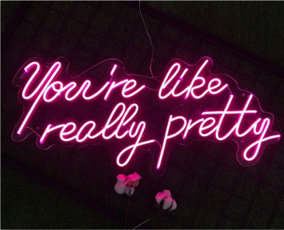 Customized Flex Led Pink Light 12V Best Set Acrylic Neon Sign | Etsy