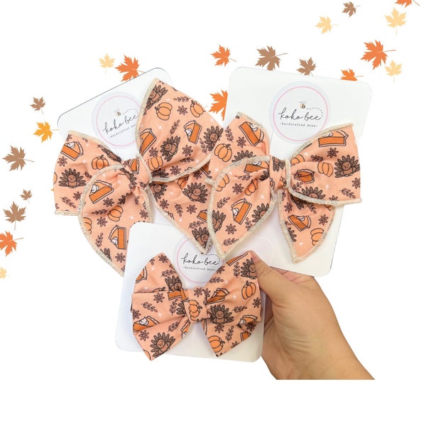 Thanksgiving Bows - Etsy