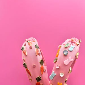 Pink Easter Headbands/peeps/carrots/jewels/spring/womens/girls/kids ...