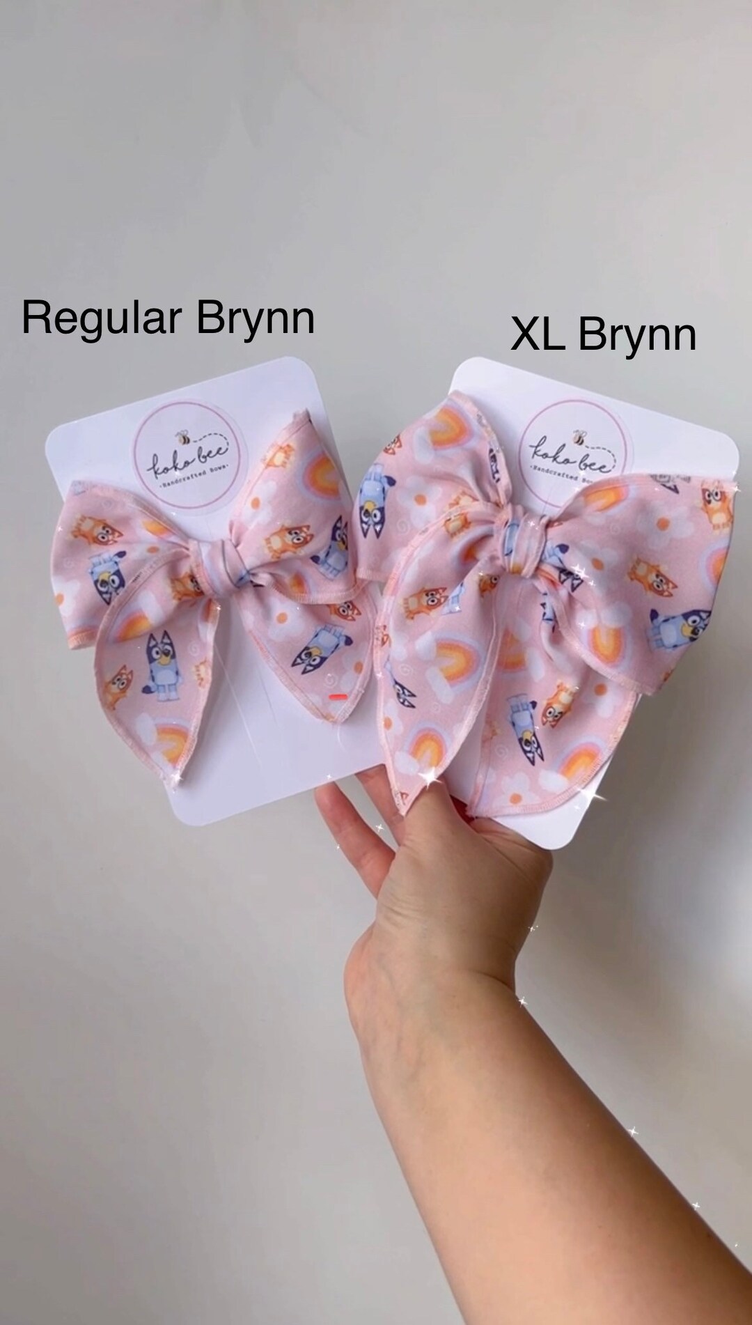 Blue Dog Bows/toddler/big Bow/baby Girl/rainbow/ - Etsy