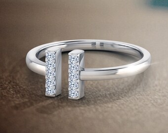 Gold Diamond T Bar - Etsy