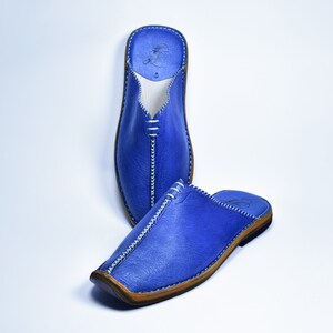 Moroccan Leather Handmade Slippers, Leather Unisex Babouches,babouche ...