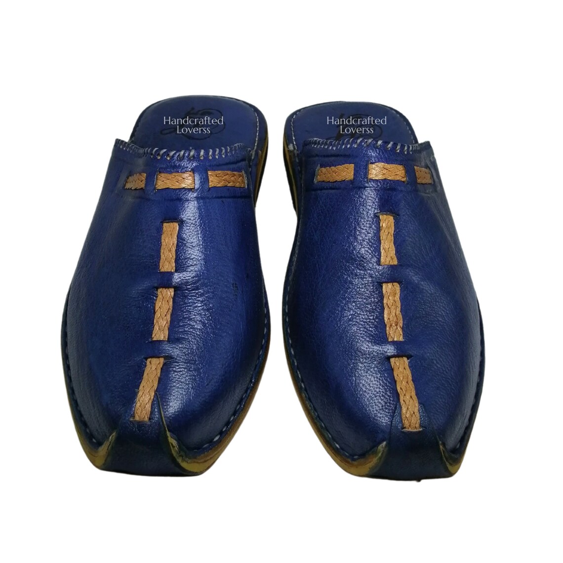 Moroccan Shoes Babouche Men Slippers Handmade Shoes Leather | Etsy