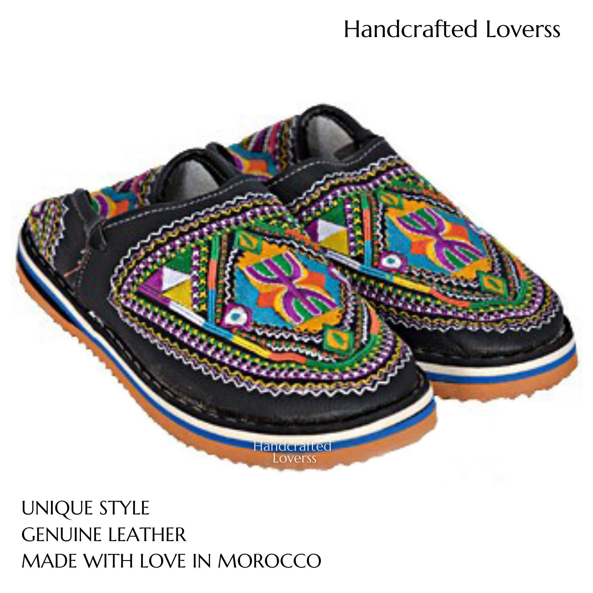 Moroccan shoes moroccan slippers leather shoes handmade | Etsy