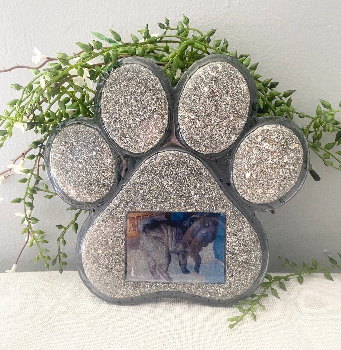 Custom Dog Memorial Pet Memorial Photo Memorial Resin - Etsy