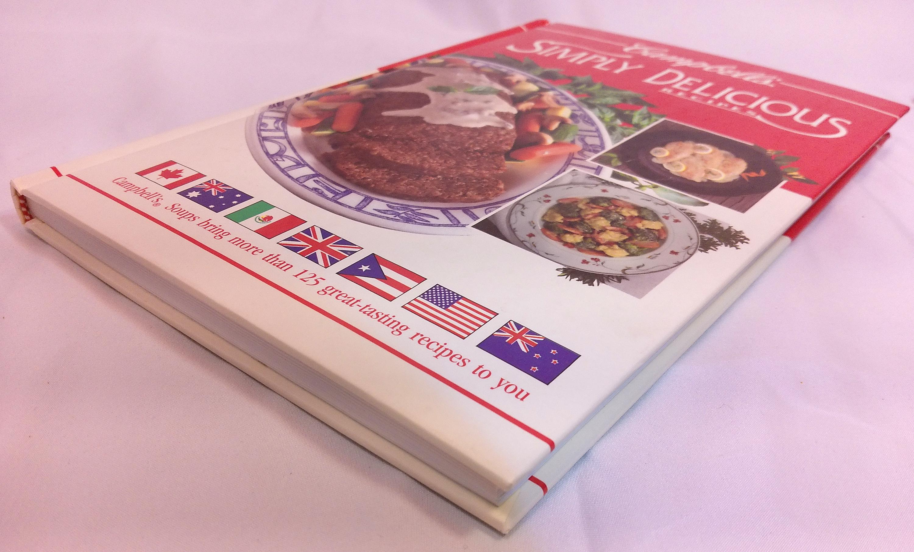 Vintage Campbell's Simply Delicious Recipes Cookbook, 1992 Hardcover - Etsy