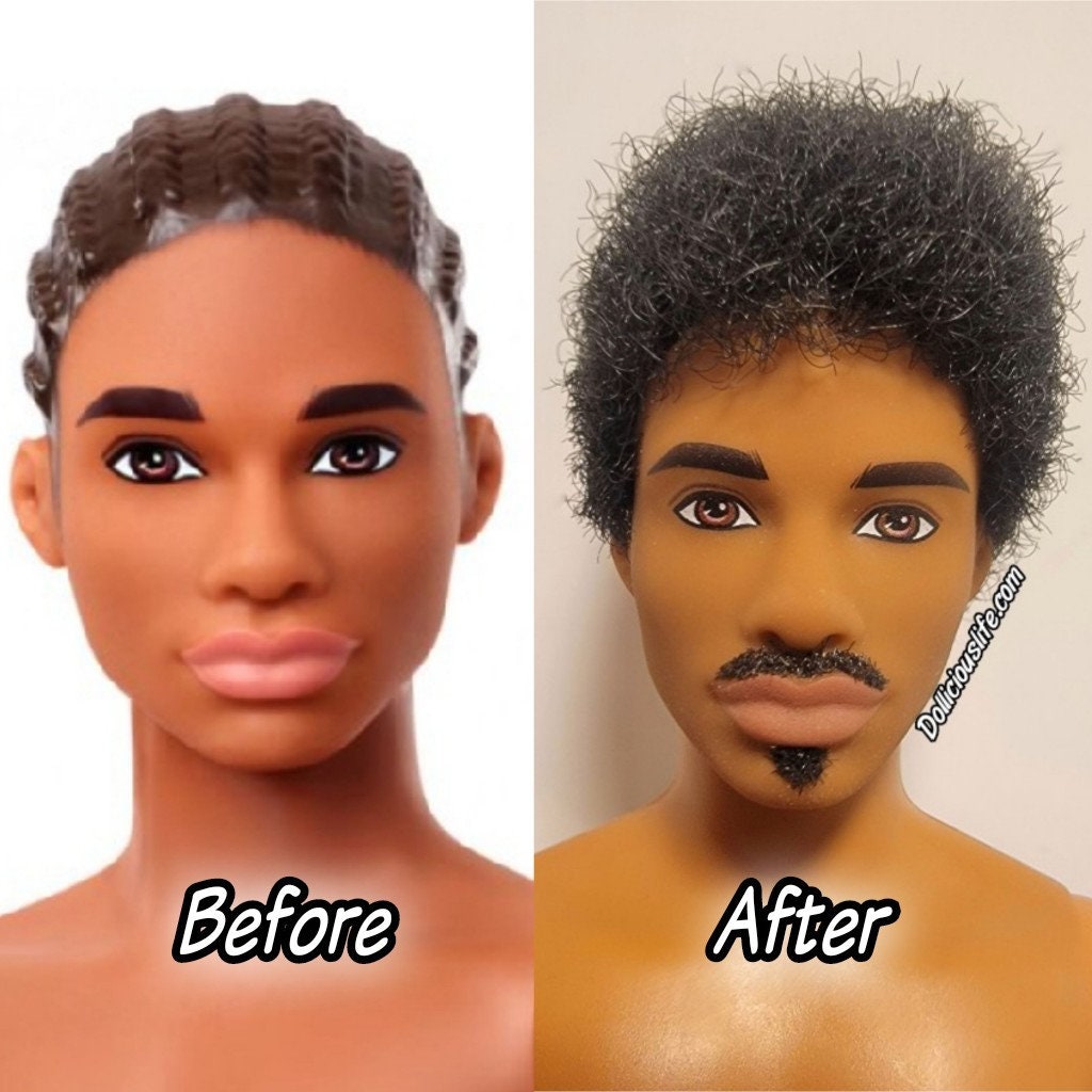 Beach Ken Doll "cut" Customized - Etsy