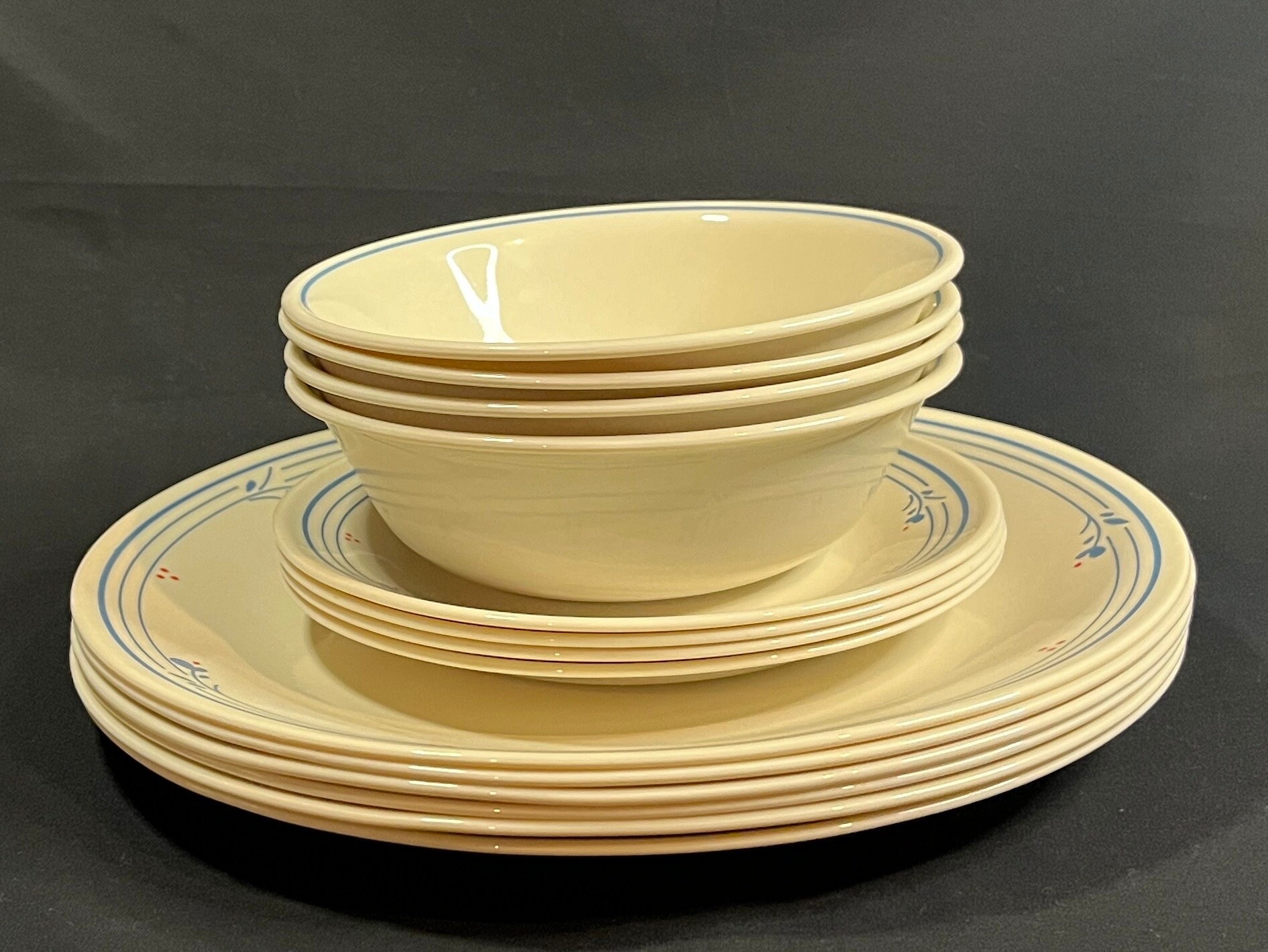 Corelle Country Violets Dishes - 14 Pieces - Etsy