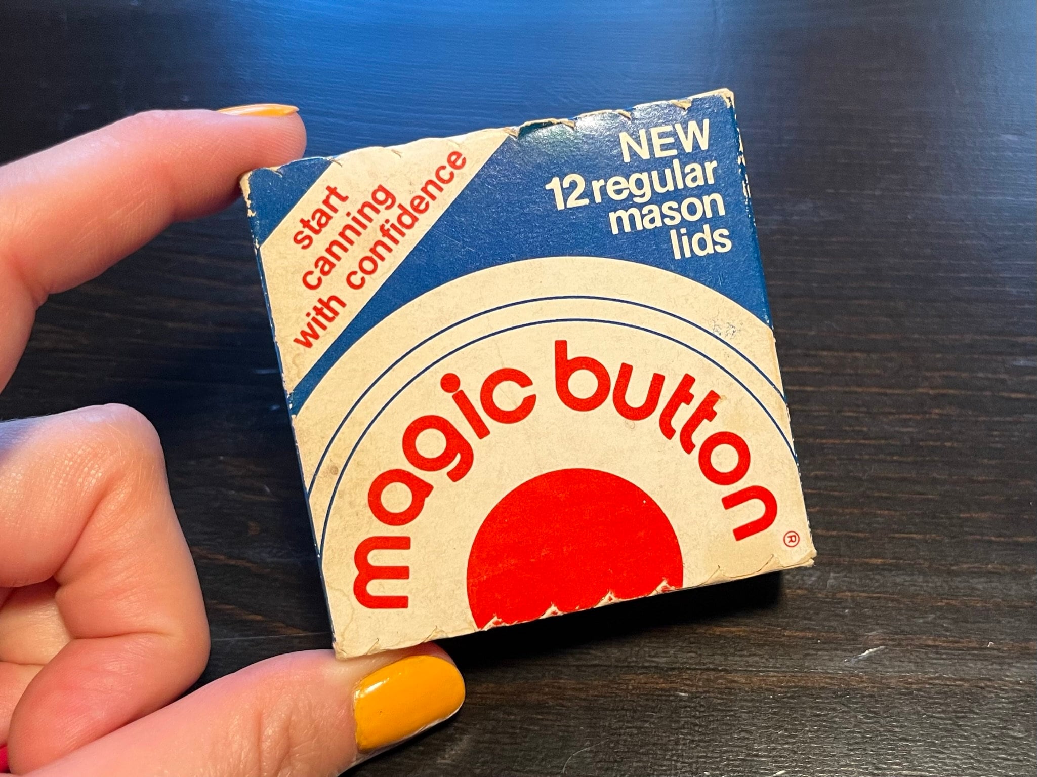 Magic Button 12 Regular Mason Lids for Canning, New Old Stock - Etsy