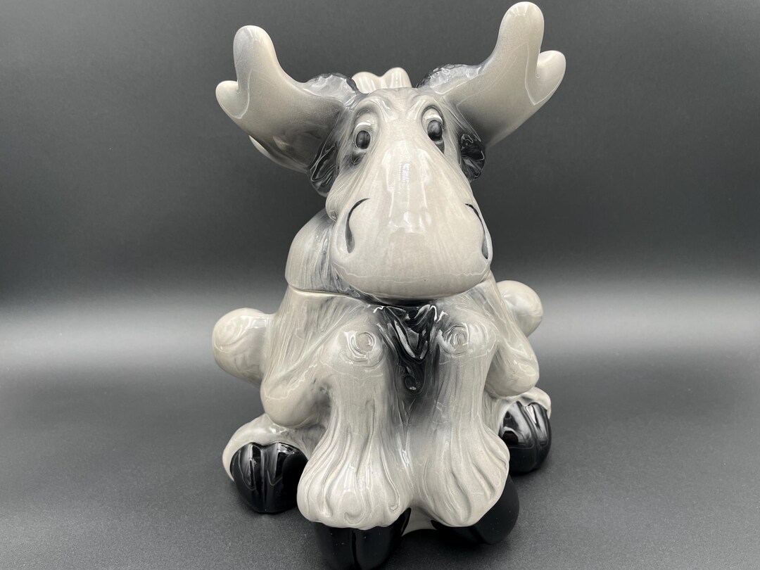 Big Sky Carvers Bearfoots Moose Cookie Jar by Phyllis Driscoll - Etsy