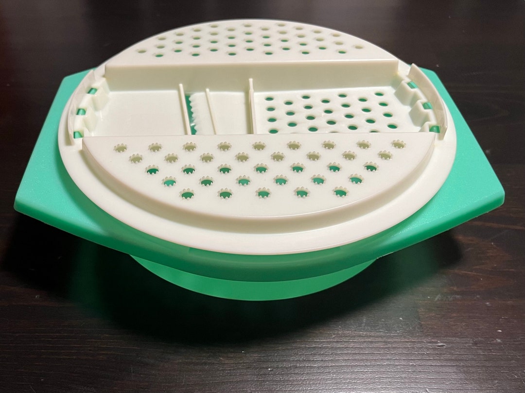 Vintage Tupperware Grate N Store Bowl and Grater - Etsy
