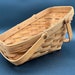 Longaberger Angled Fruit & Vegetable Basket With Wooden Swing Handles ...