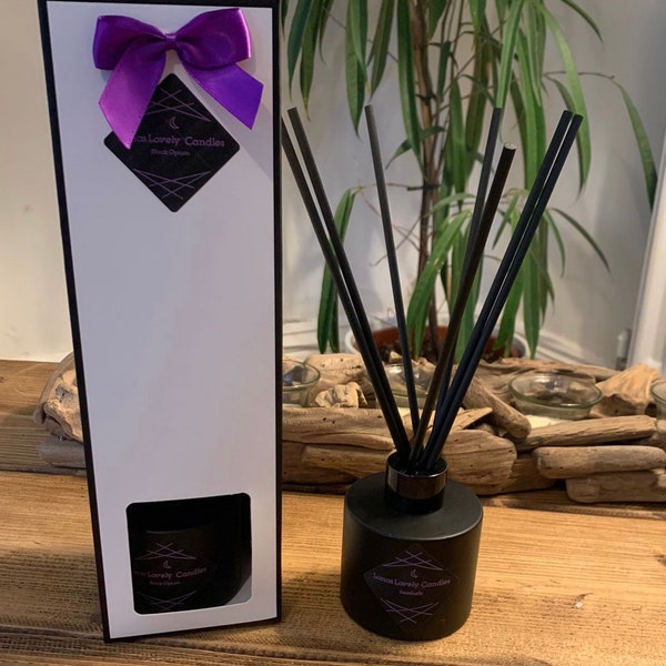 Black Reed Diffuser - Etsy UK
