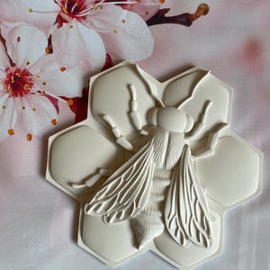 Ready to Paint DIY Bee Tile, Home Wall Decor, Paint Your Own, Unpainted ...