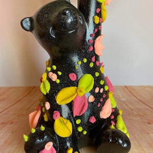 Plaster Bear Statue Modern Creative Animal Polar Bear Figurine Home ...