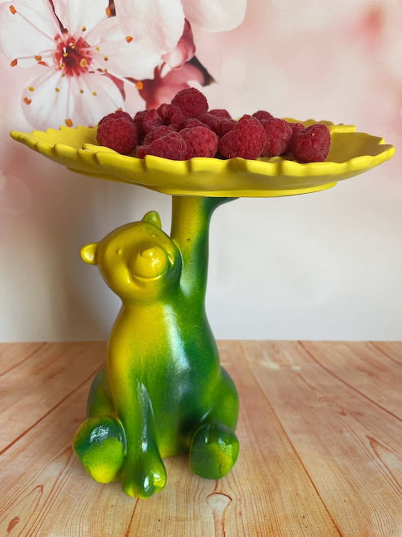 Plaster Bear Statue Modern Creative Animal Polar Bear Figurine - Etsy