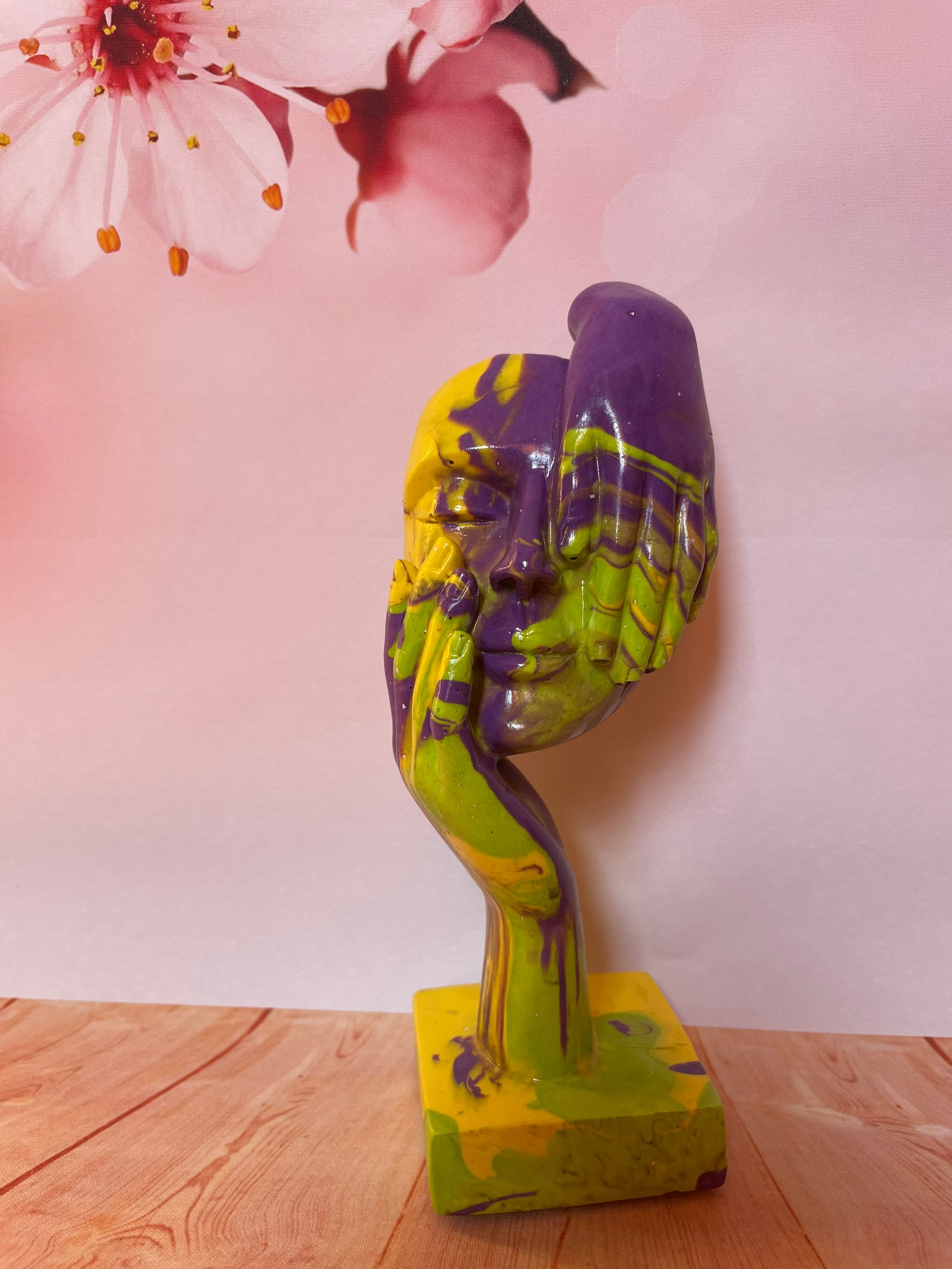 Hand and Face Statues, Women Sculpture, Housewarming Decors, Creative ...