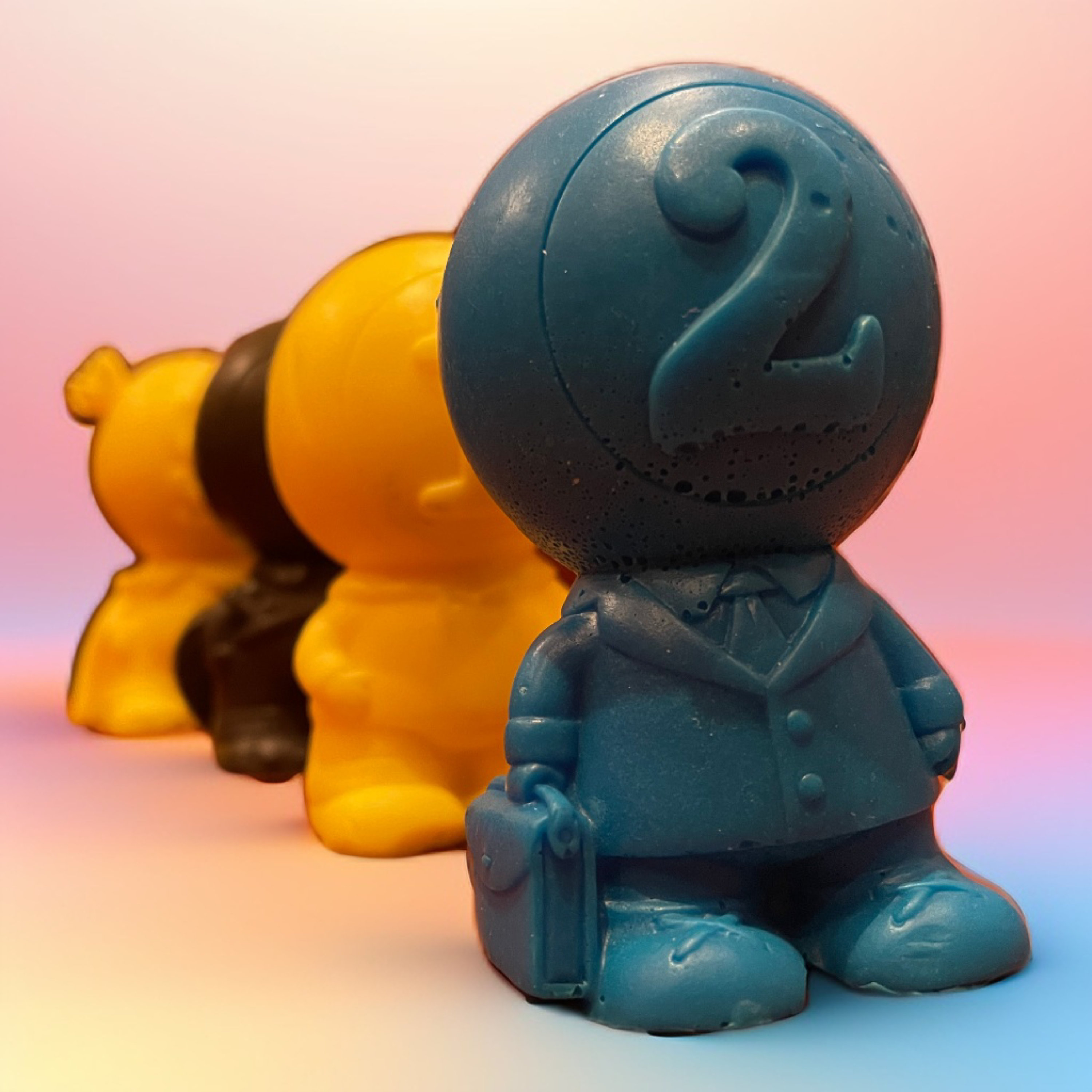 Set of 4 Billiard Ball Soap Figurines, Candy-scented, Unique Home Decor ...