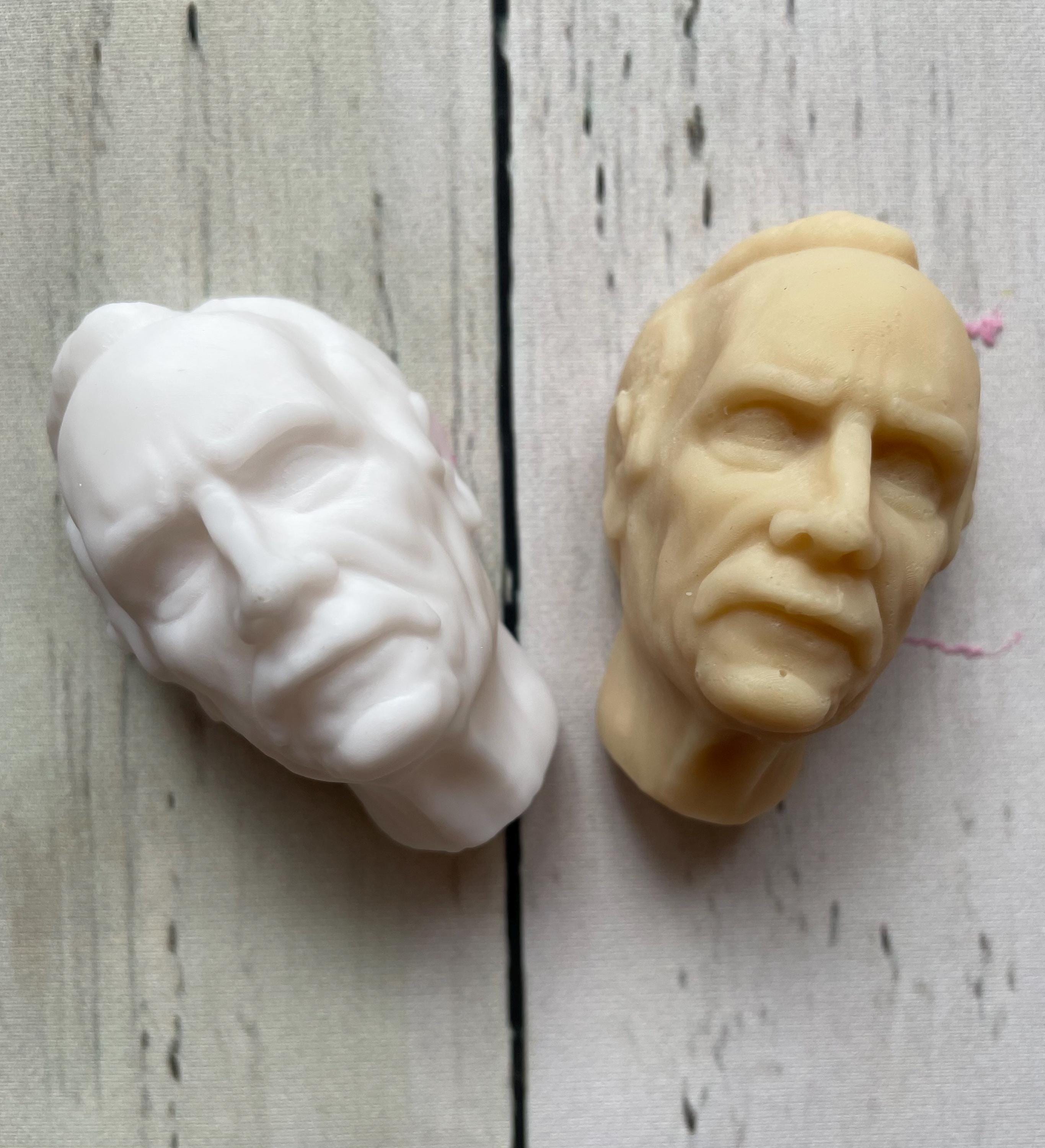 Silicone Mold, Human Head, Old Man Face, Facial Expression, Body Parts ...