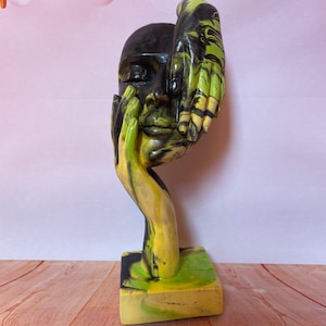 Hand and Face Statues, Women Sculpture, Housewarming Decors, Creative ...