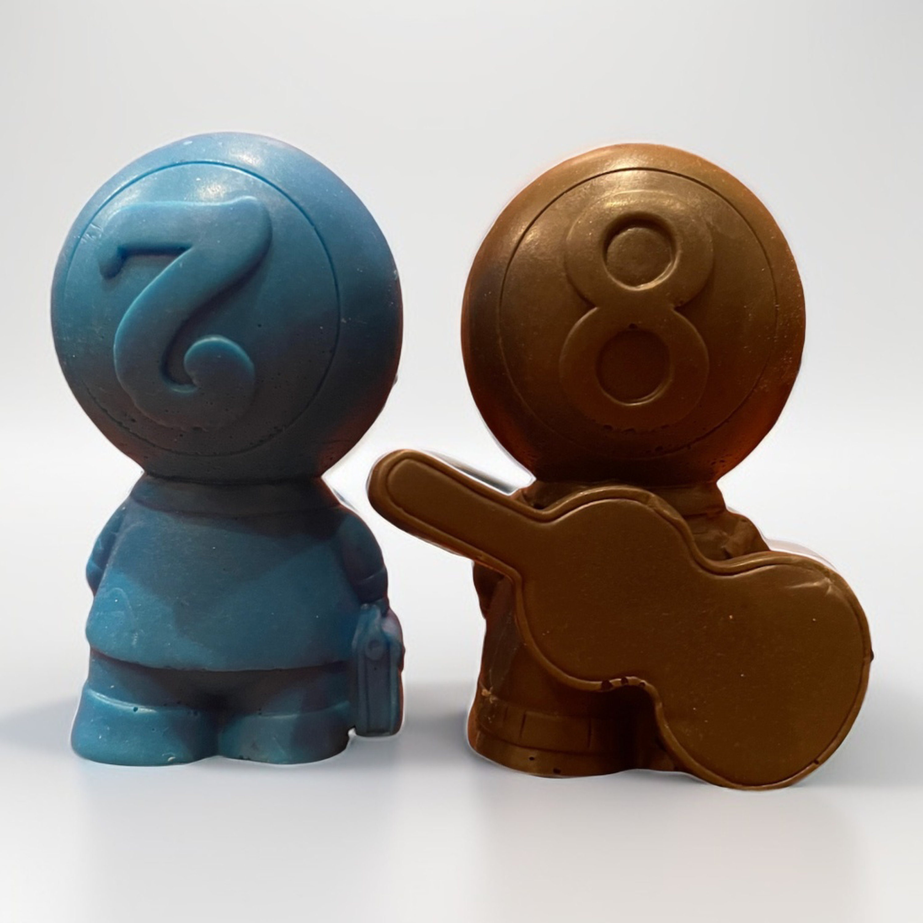 Set of 4 Billiard Ball Soap Figurines, Candy-scented, Unique Home Decor ...