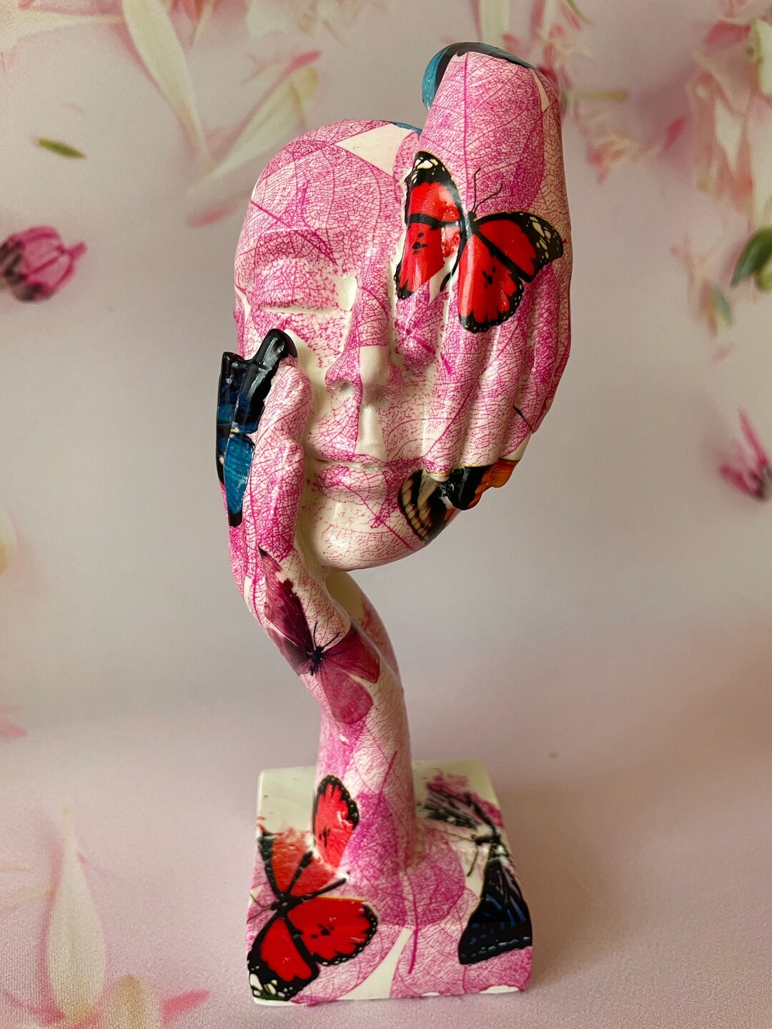 Hand and Face Statues, Women Sculpture, Housewarming Decors, Creative ...