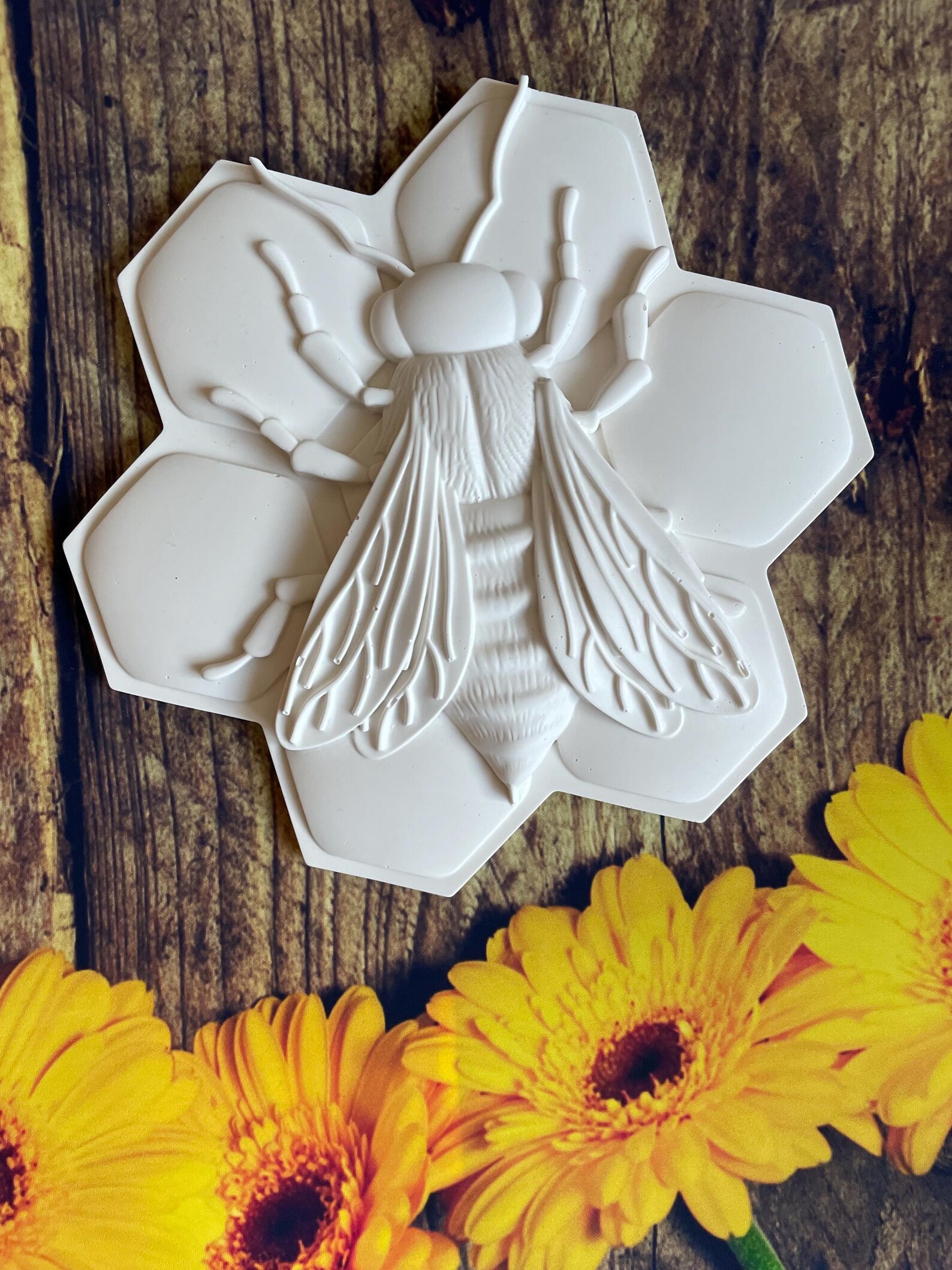 Ready to Paint DIY Bee Tile, Home Wall Decor, Paint Your Own, Unpainted ...