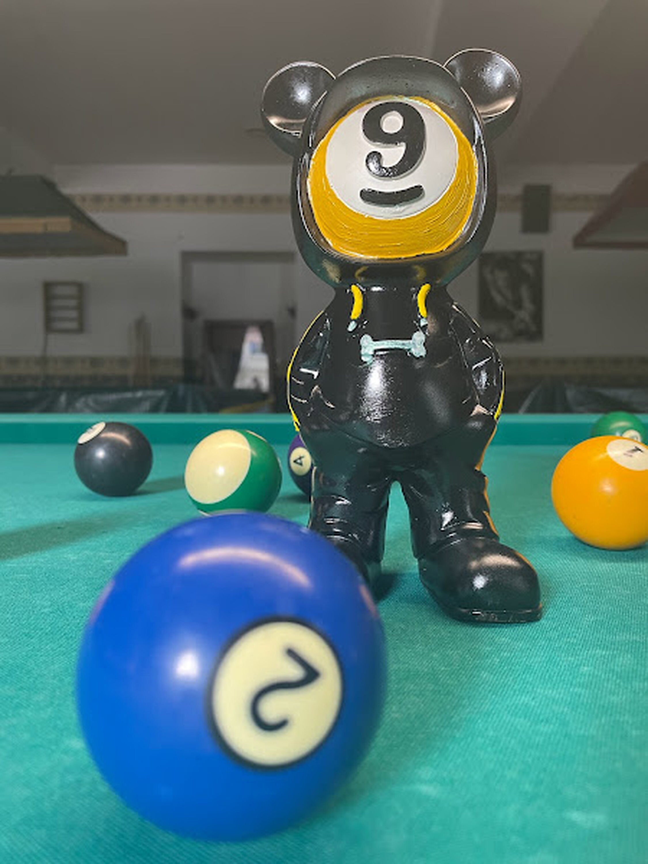 Billiard Doll Pool9 Man Statue Jewelry Billiard Hall - Etsy