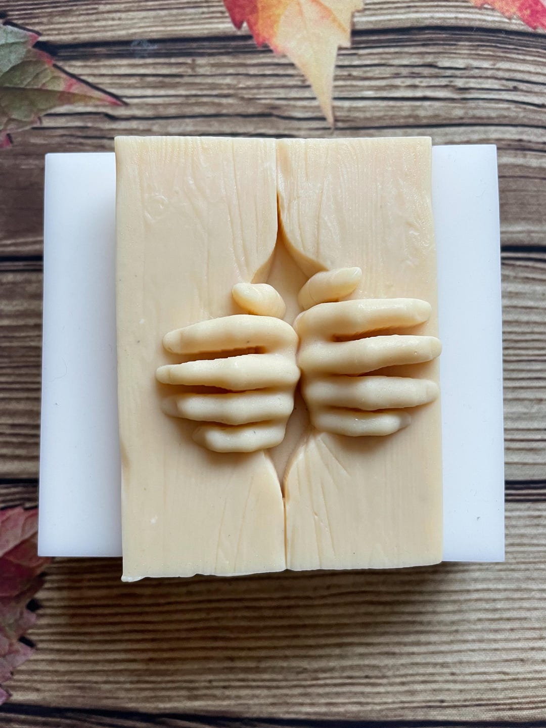 Hands Silicone Mold, Hands Through Cracks, Wood, Supplies Making Crafts ...