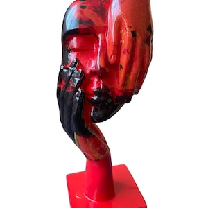 Hand and Face Statues, Women Sculpture, Housewarming Decors, Creative ...