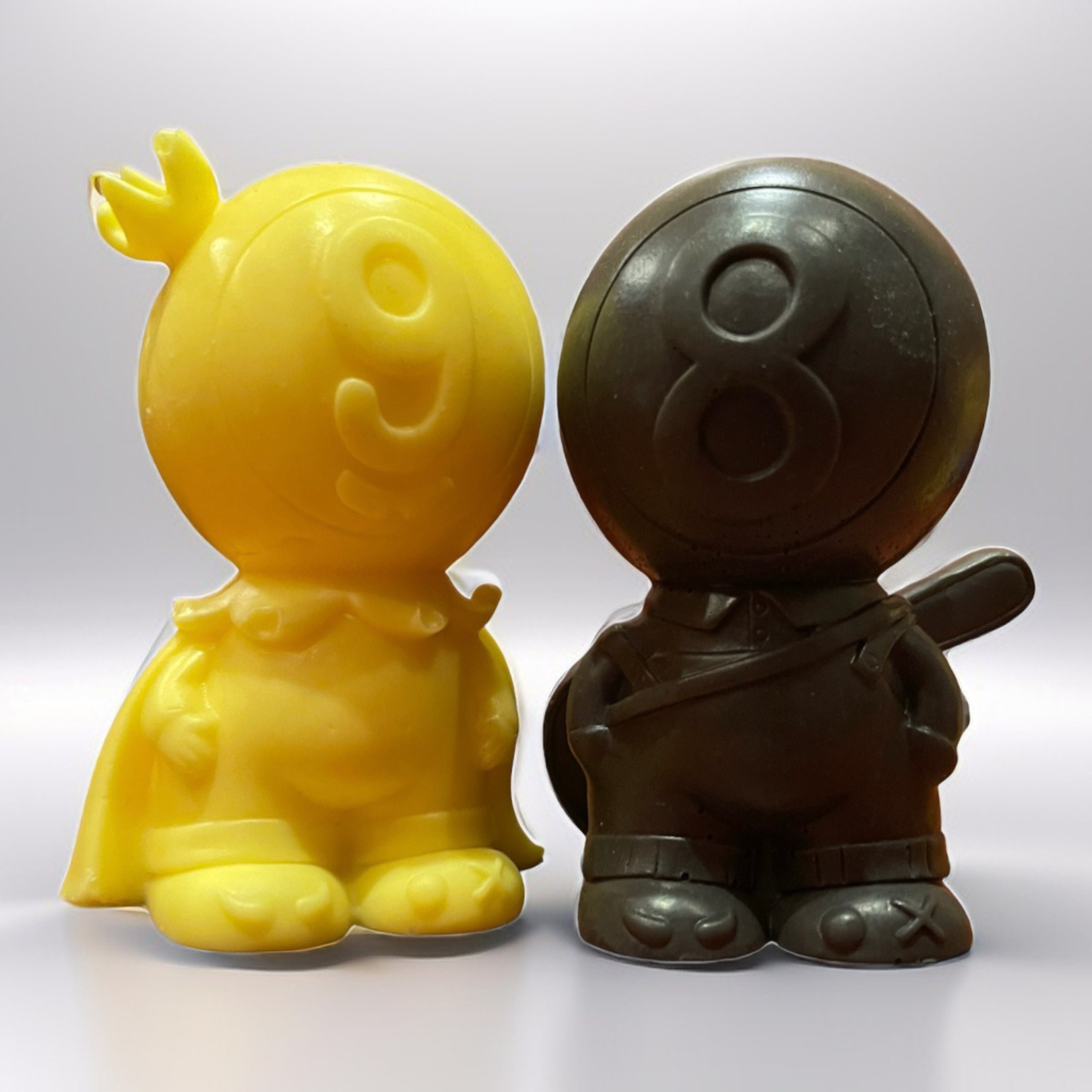 Set of 4 Billiard Ball Soap Figurines, Candy-scented, Unique Home Decor ...