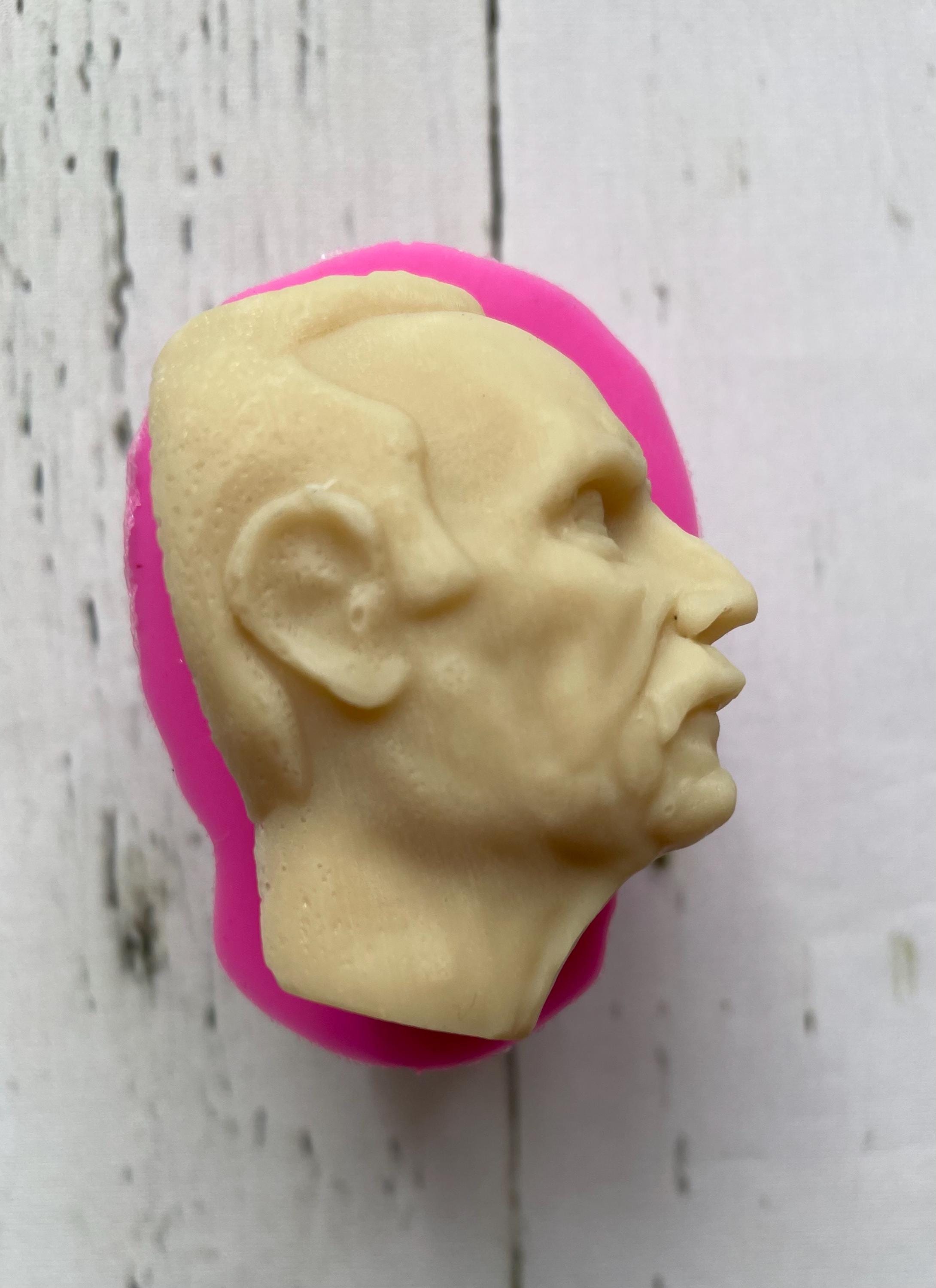Silicone Mold, Human Head, Old Man Face, Facial Expression, Body Parts ...