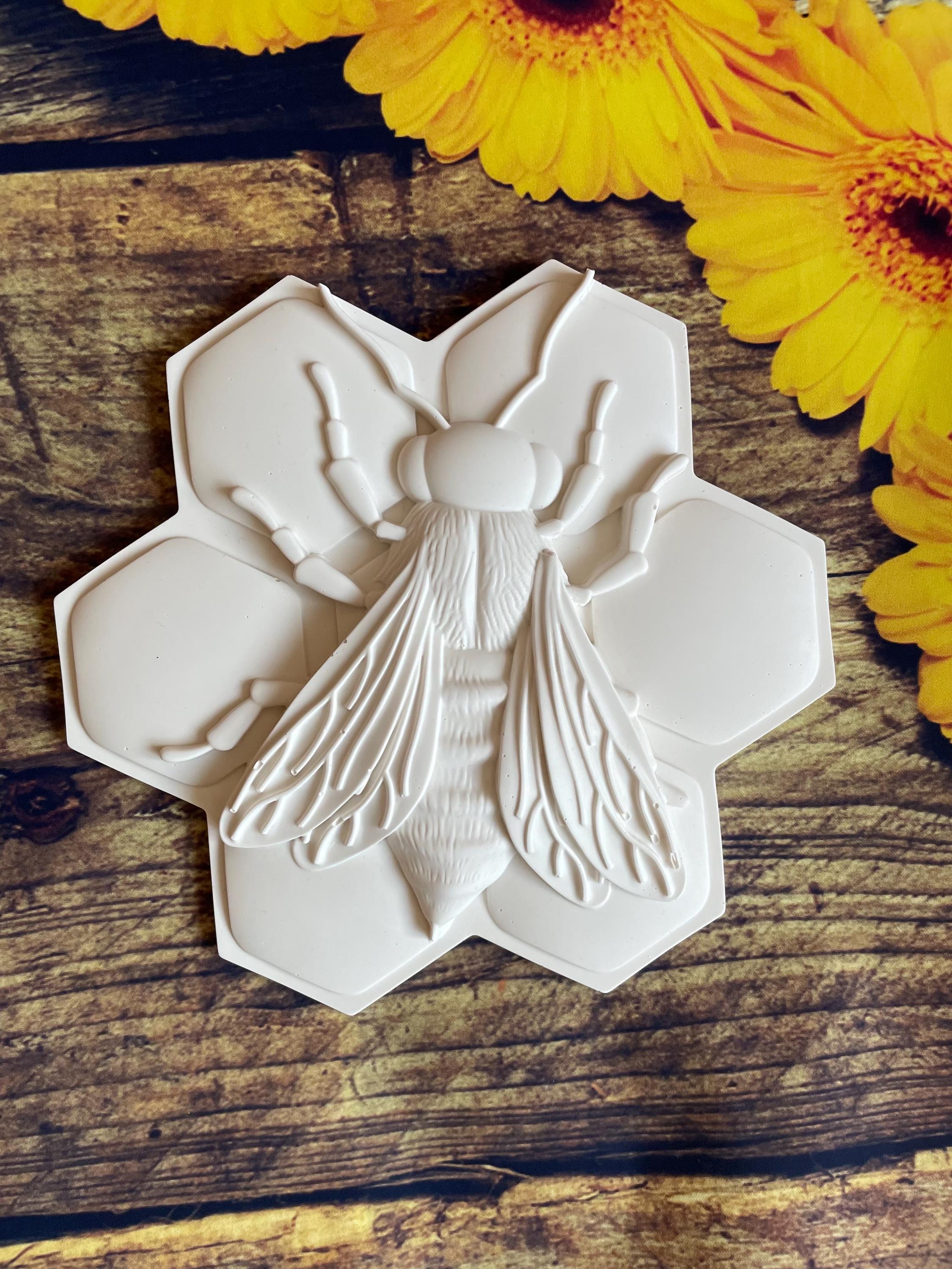 Ready to Paint DIY Bee Tile, Home Wall Decor, Paint Your Own, Unpainted ...