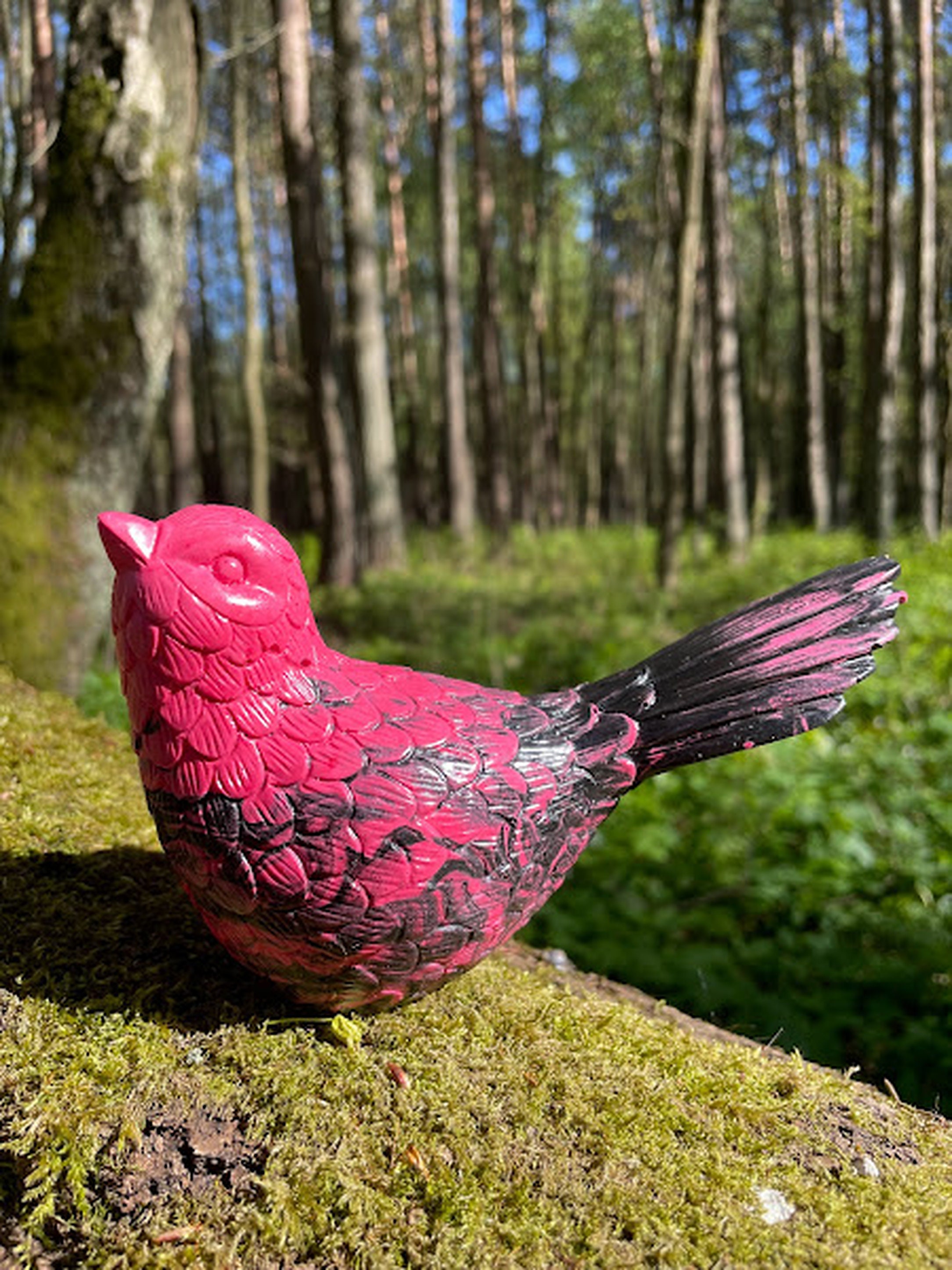 Not Angry Birds, Colorful, Happy Birds Statue, Figurine, Handmade ...