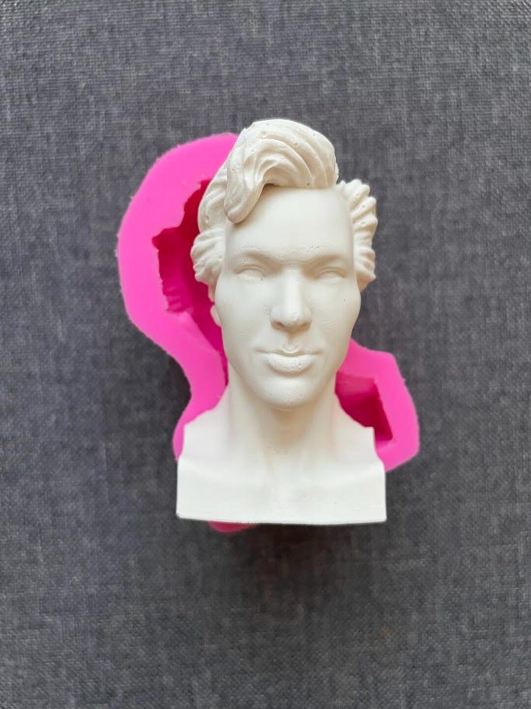 Man Face, Head Silicone Mold for DIY Crafts, Art Projects, Miniature ...