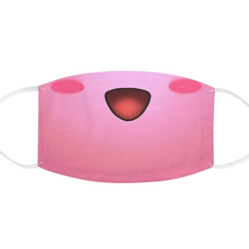 Pink Face Mask - Etsy