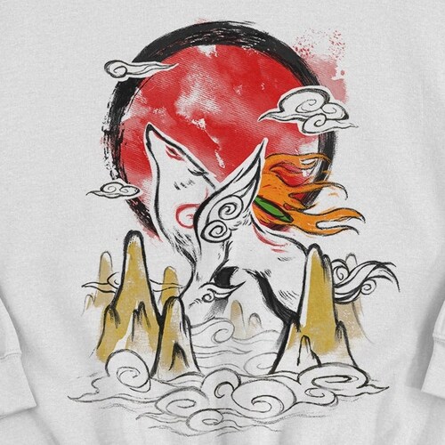 Okami Rising Sun Symbol - Etsy