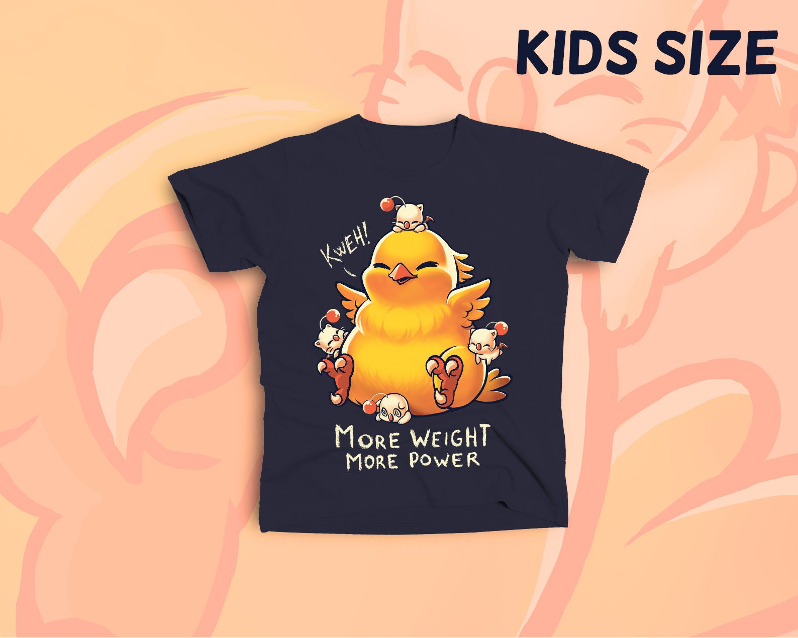 Fat Chocobo T Shirt Final Fantasy Shirt Kawaii Moogles Etsy