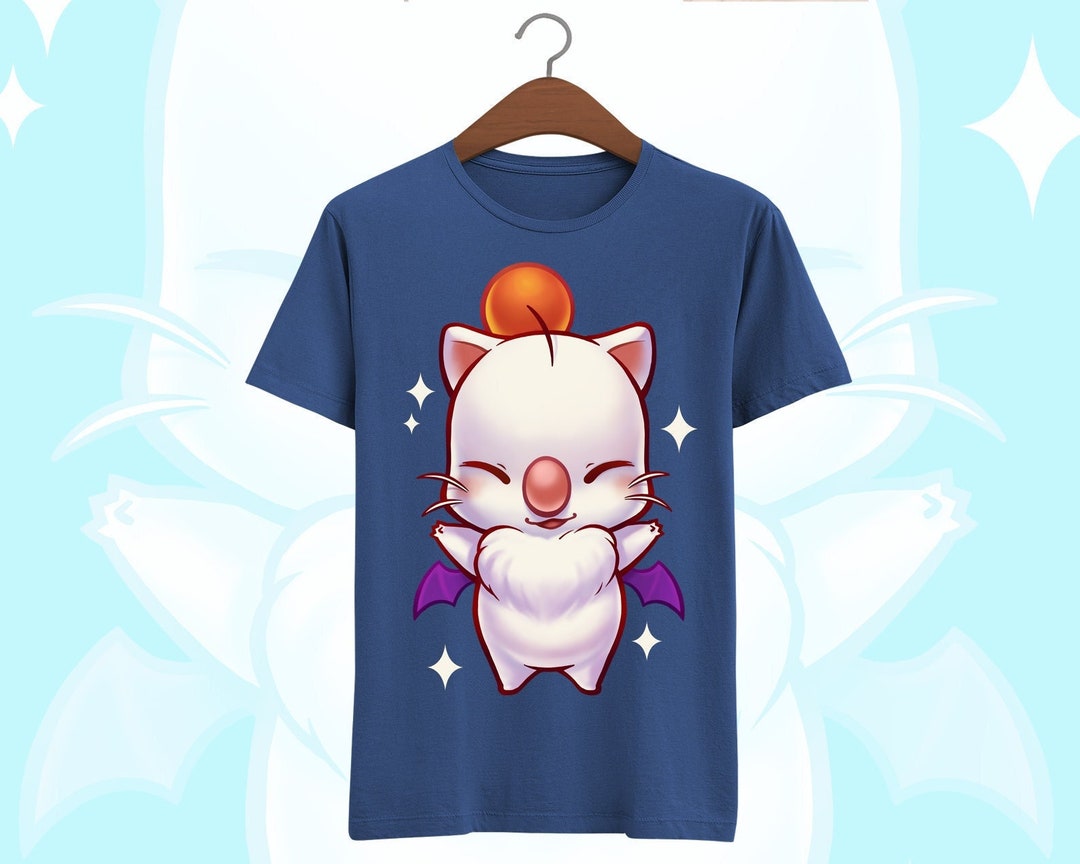 Moogle Hug Final Fantasy T-shirt - Kupo Shirt - Cute Final Fantasy VII ...