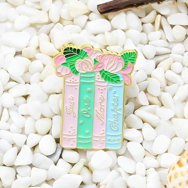 Book Enamel Pins - Etsy