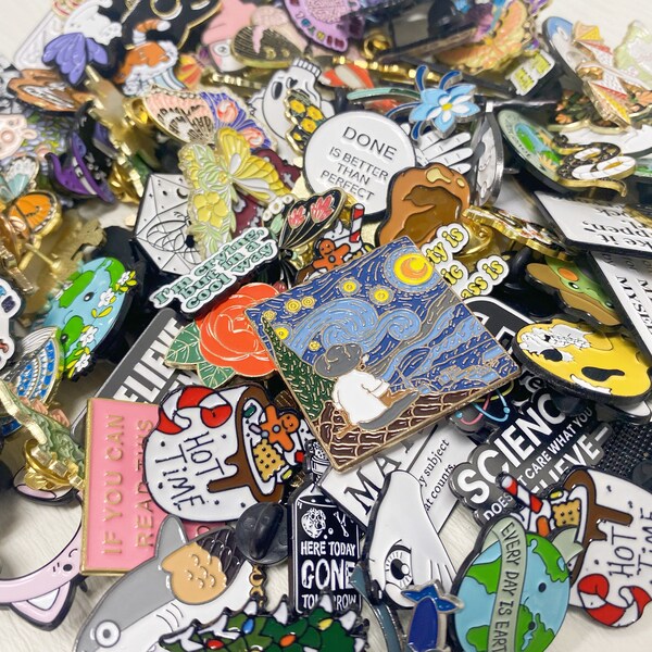 Enamel Pins - Etsy