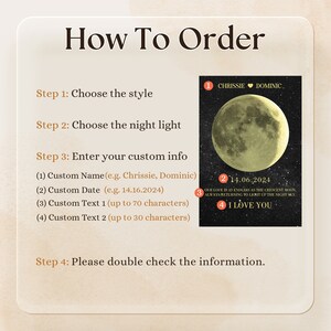 Personalized Moon Lamp, Custom Night Light Moon Phase, LED Acrylic ...