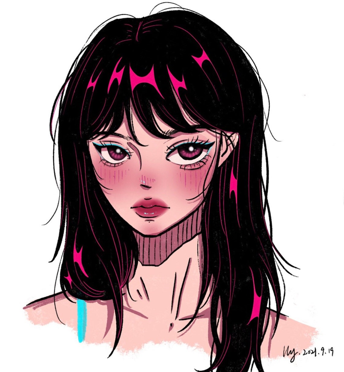 Custom Profile Picture/korean Style/avatar/digital - Etsy