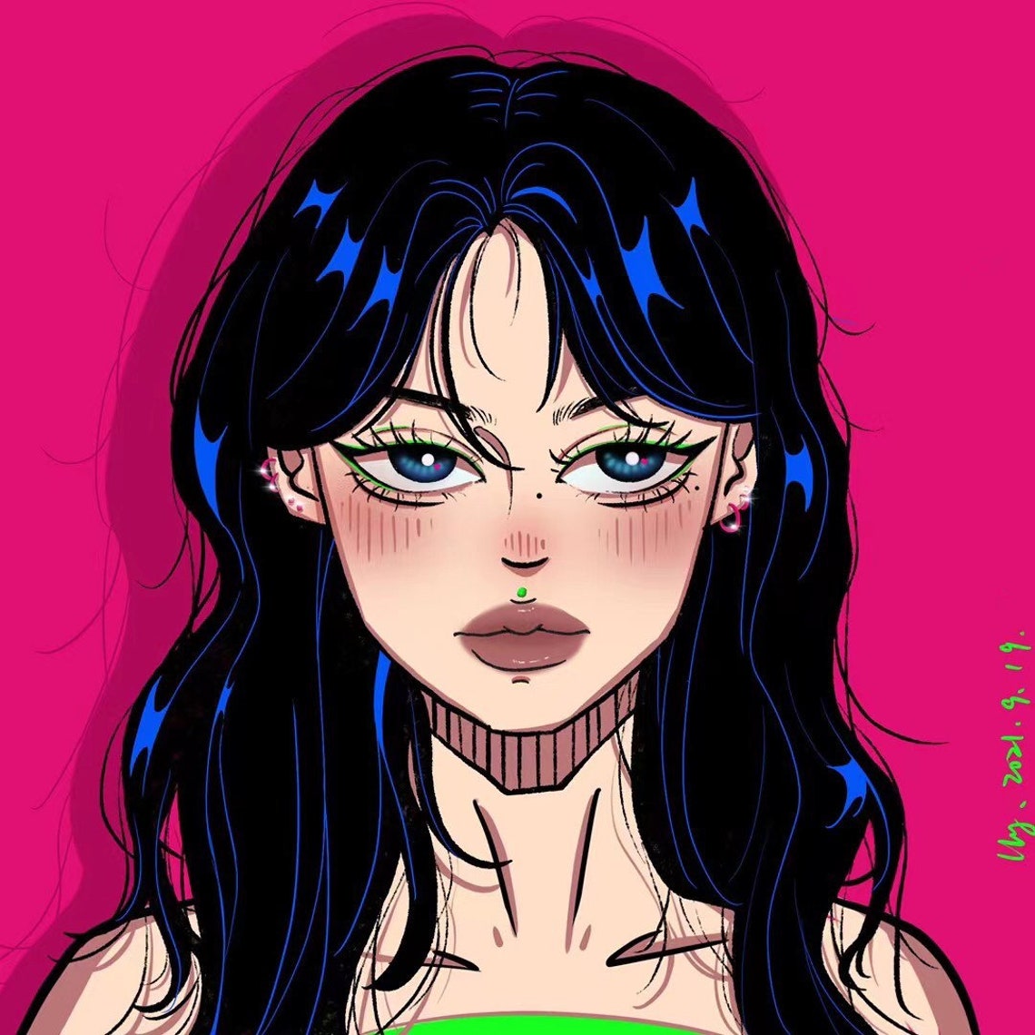 Custom Profile Picture/korean Style/avatar/digital - Etsy